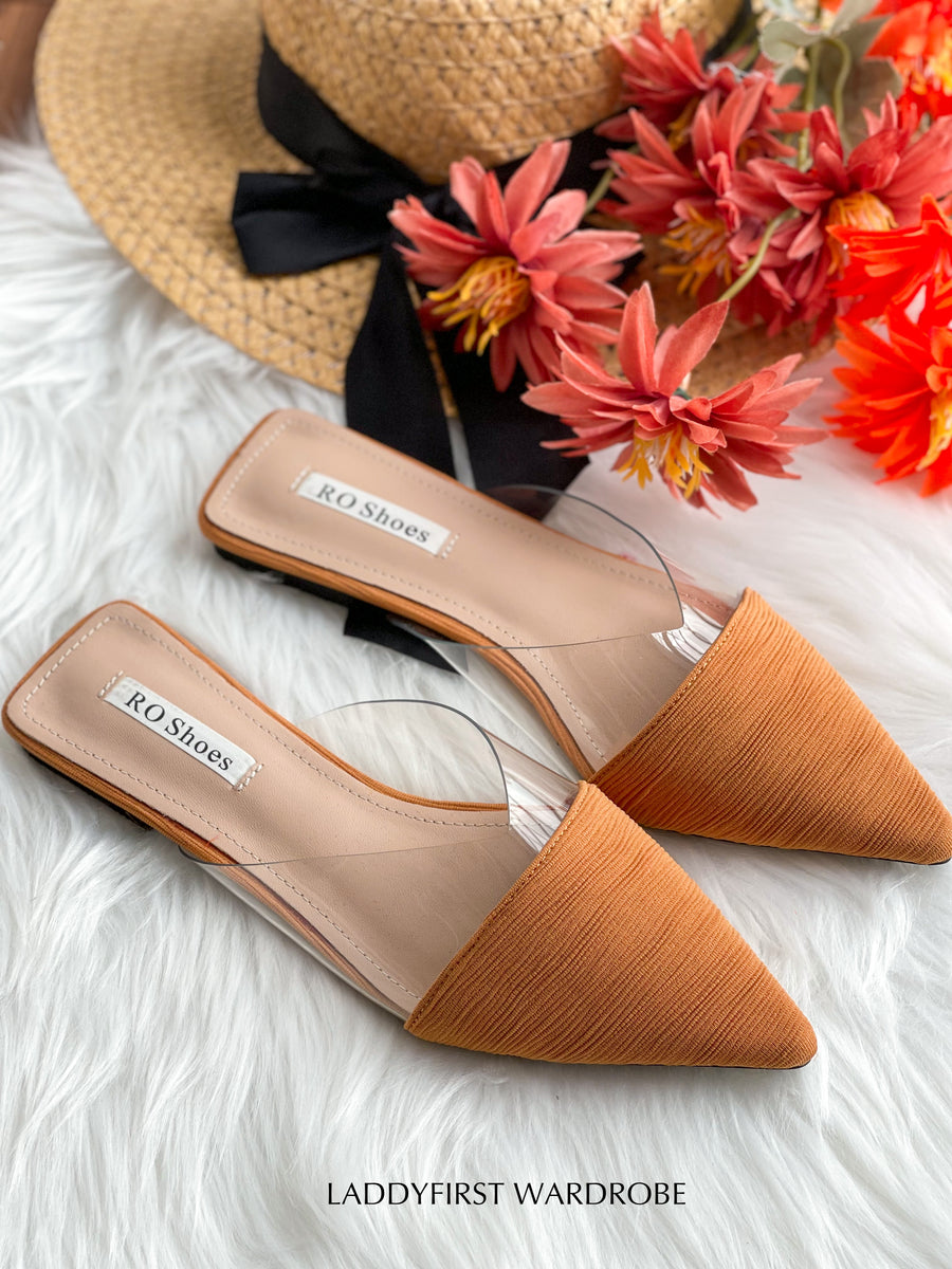 【R10493】【网站福利款 】高质量气质肩头平底鞋 ️ ️ – Laddy First Wardrobe